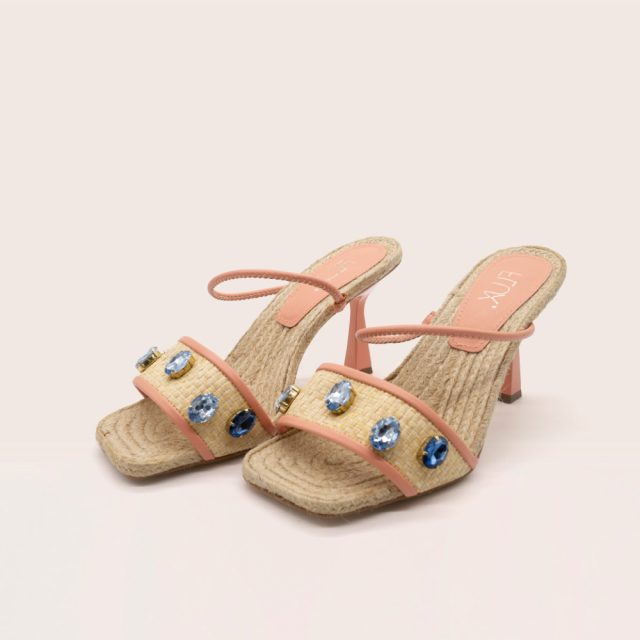 Sandalias Britt Salmón Paja Flux - EGO - República Dominicana